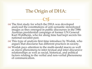 The Discourse - Historical Approach | PDF