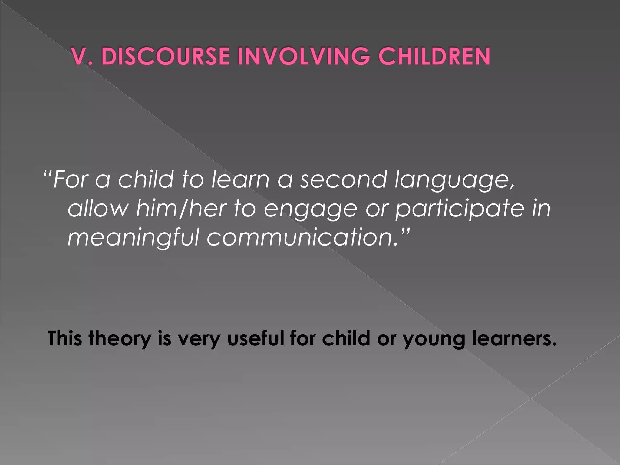 The Discourse Theory An Sla Theory Pptx