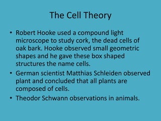 The discovery of cells | PPTX