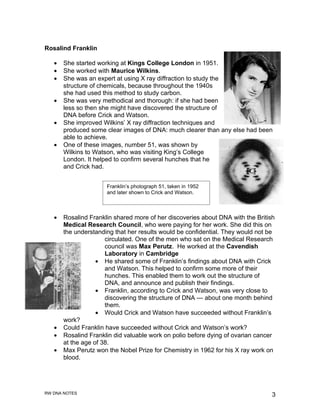 The Discovery of DNA | DOC