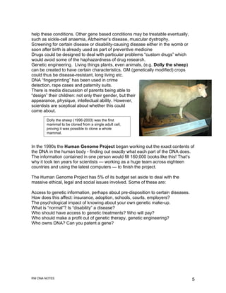 The discovery of DNA | DOC