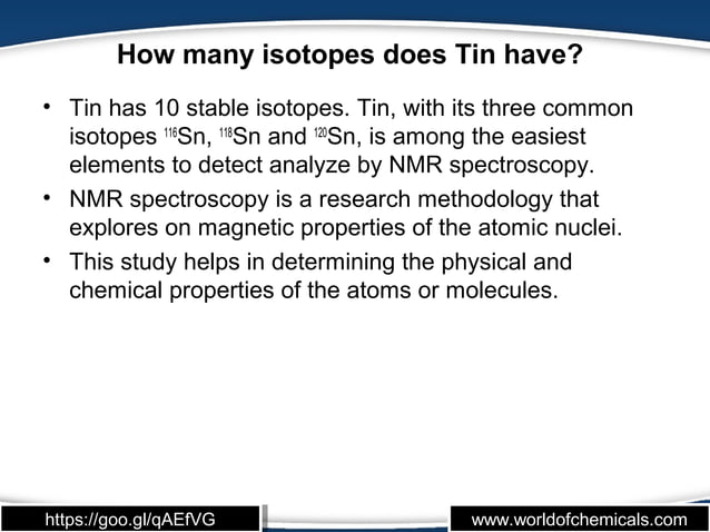 The discovery of tin(sn) | PPT