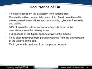The discovery of tin(sn) | PPT