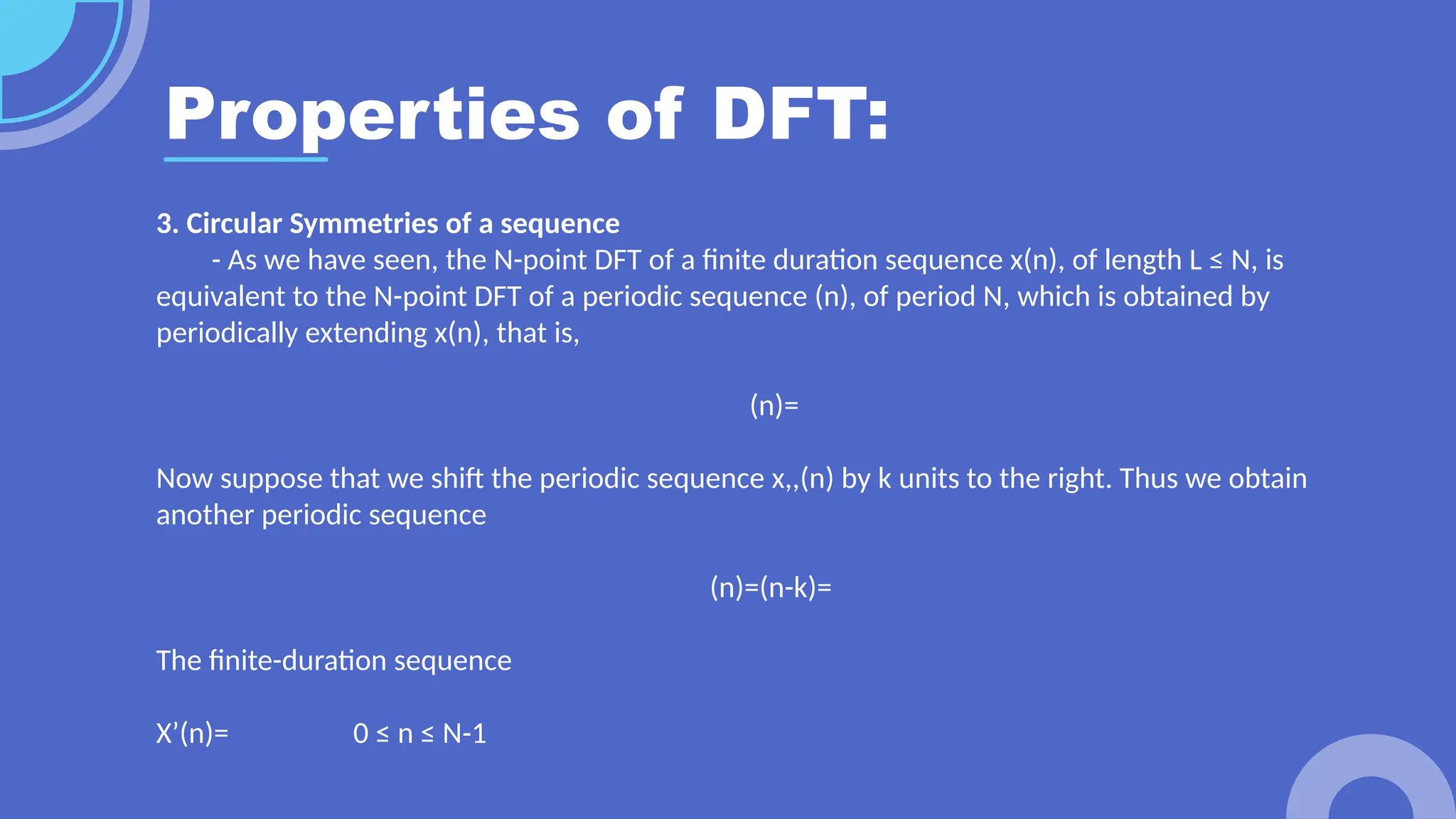 The Discrete Fourier Transform by Group 7..pptx