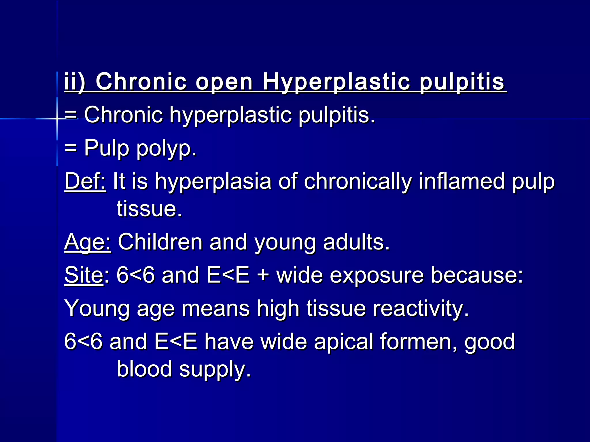 The disease of the dental pulp | PPT