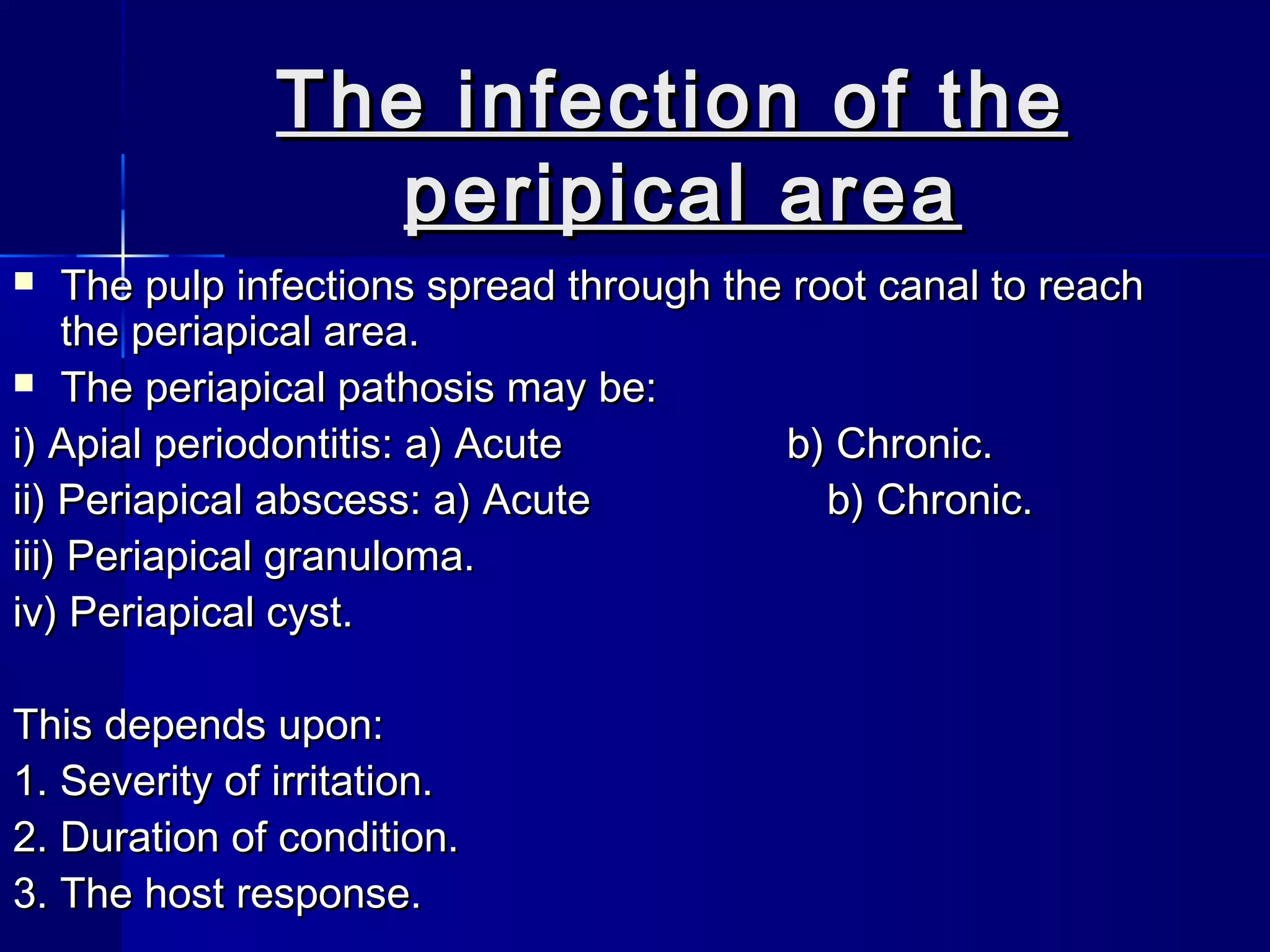 The disease of the dental pulp | PPT