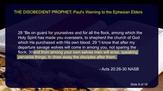 The disobedient prophet | PPTX