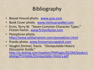 The disreputable history of frankie landau banks | PPT