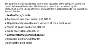 THE DISSOLUTION OF COMPANIES (Legal and accounting) | PPTX