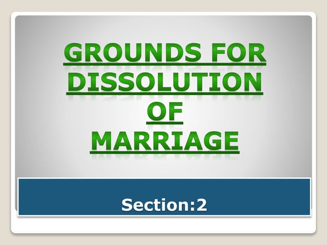 The dissolution of muslim marriages act,1939 | PPTX