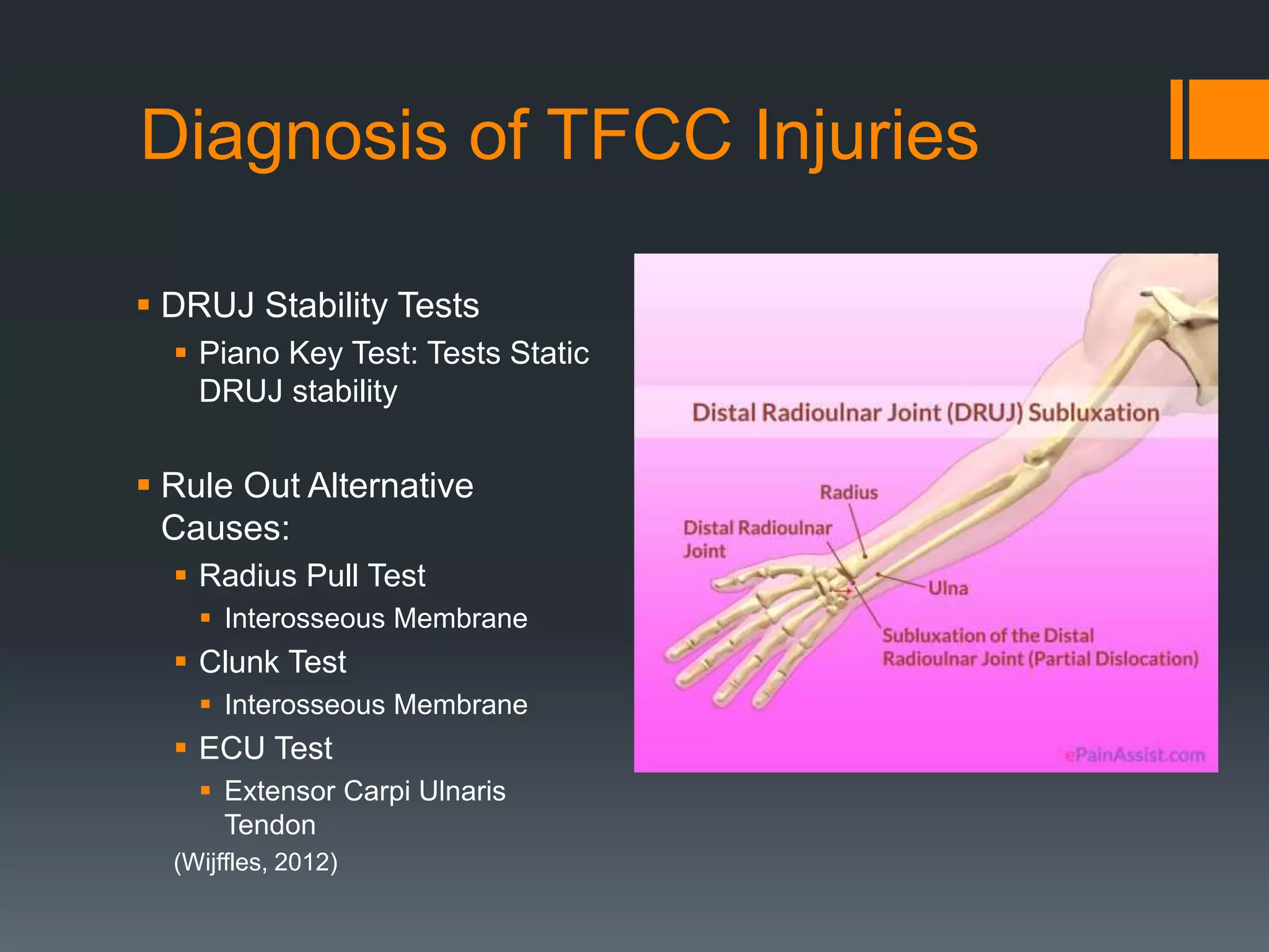 The distal radioulnar joint and tfcc | PPTX