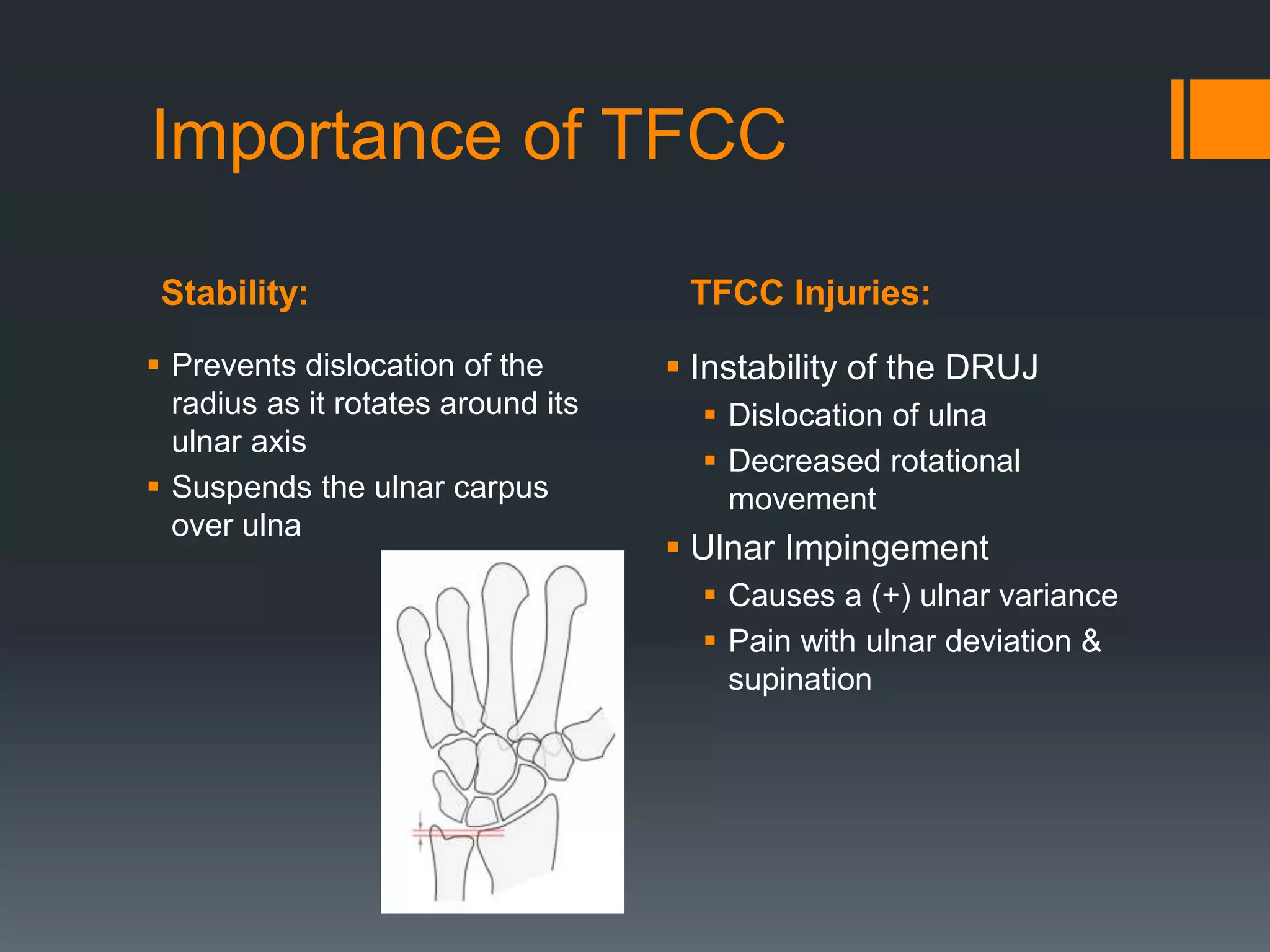 The distal radioulnar joint and tfcc | PPTX