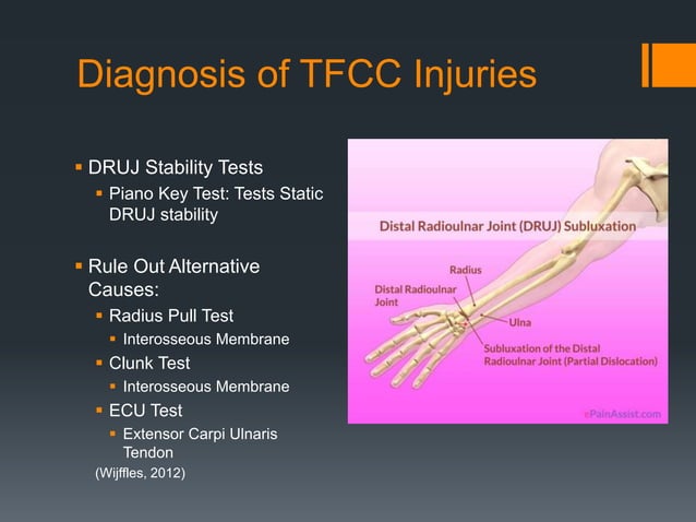 The distal radioulnar joint and tfcc | PPTX