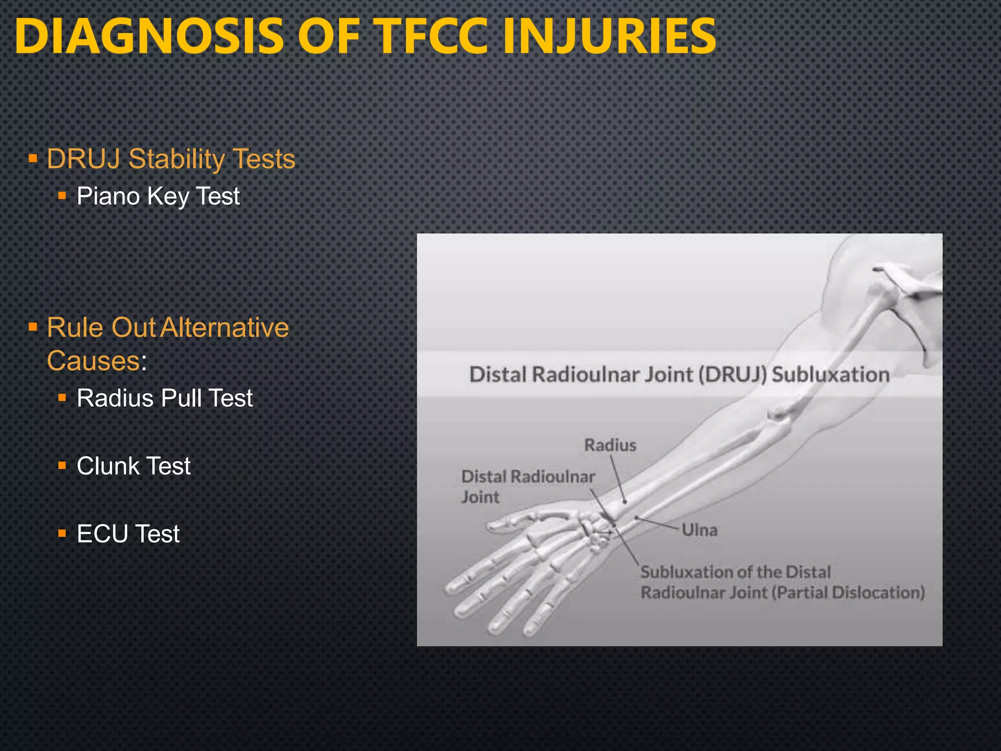 THE DISTAL RADIOULNAR JOINT AND TFCC.pptx
