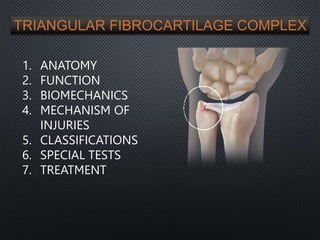 THE DISTAL RADIOULNAR JOINT AND TFCC.pptx