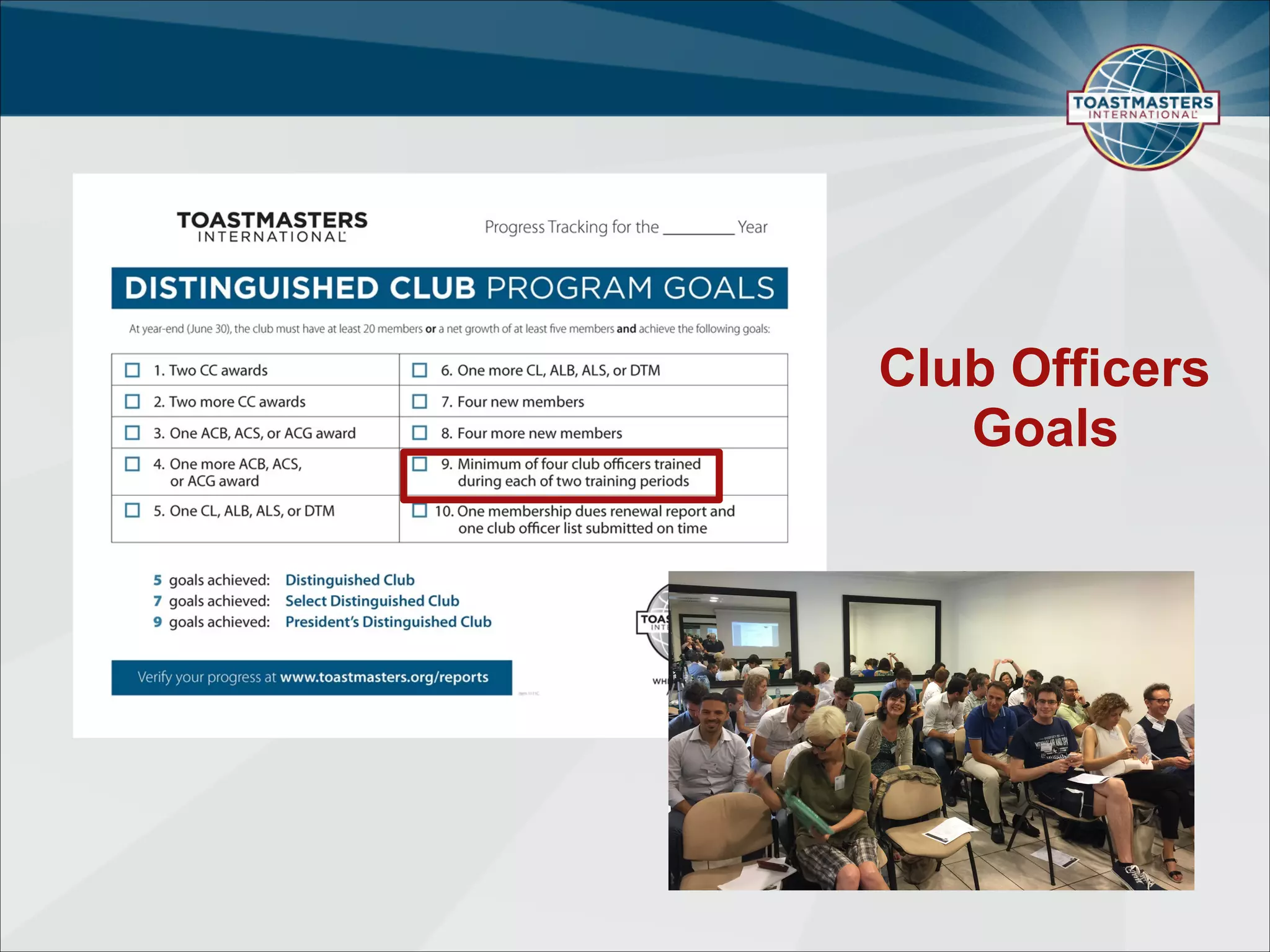 The distinguished club program | PDF