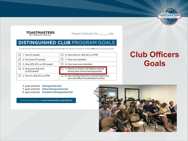 The distinguished club program | PDF