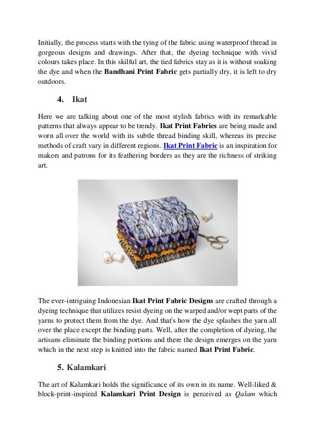 The Diversity in Indian Fabric Prints: Our True Cultural Heritage ...