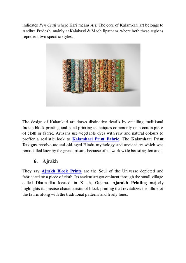 The Diversity in Indian Fabric Prints: Our True Cultural Heritage ...