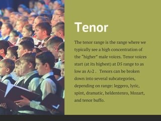 The Diversity of Voices in a Choir | PDF