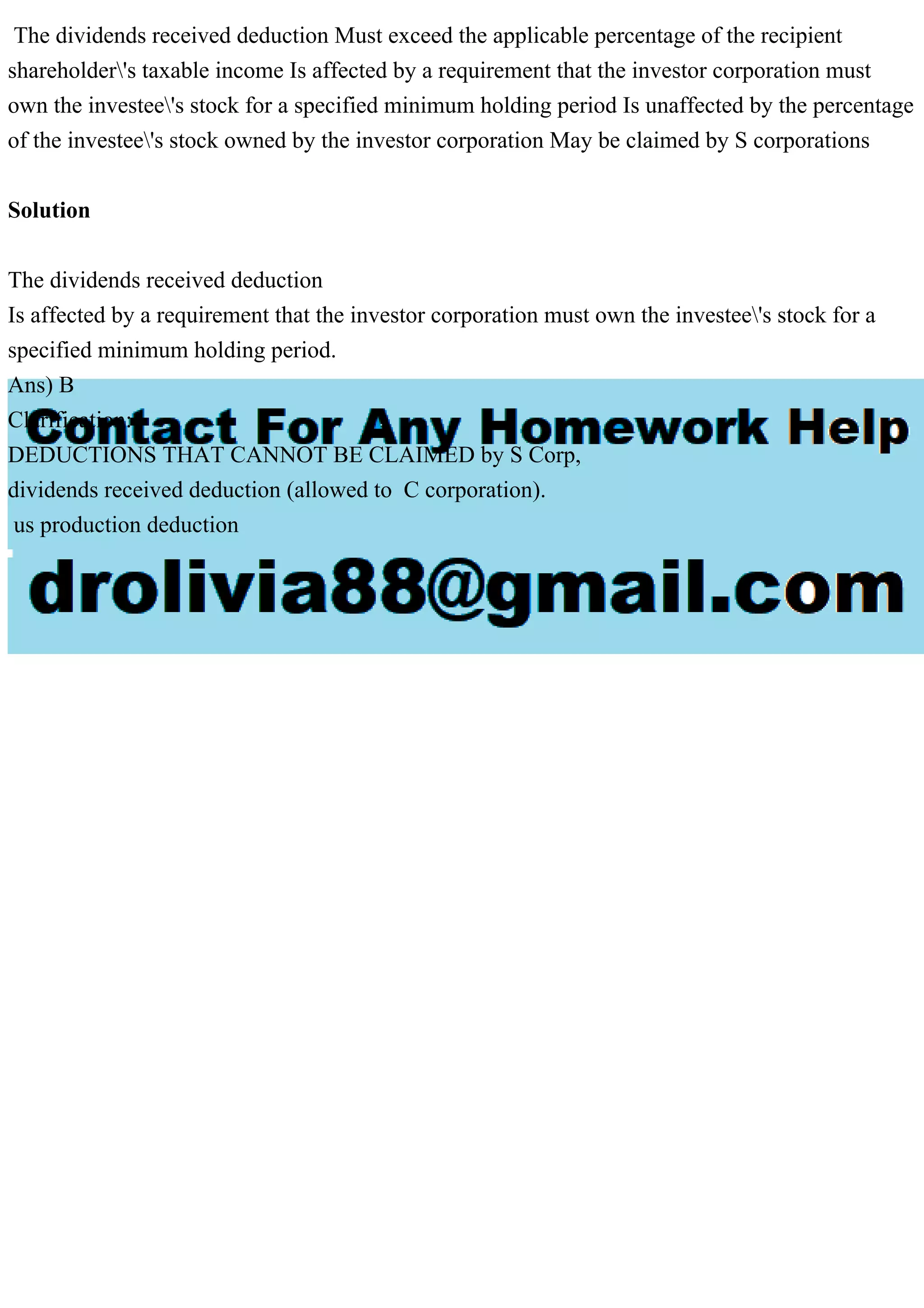 The dividends received deduction Must exceed the applicable percentag.pdf