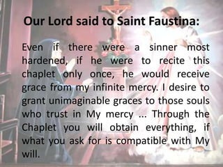 The divine mercy chaplet | PPTX