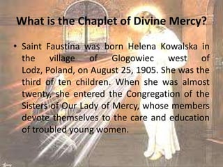 The divine mercy chaplet | PPTX