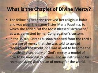 The divine mercy chaplet | PPTX