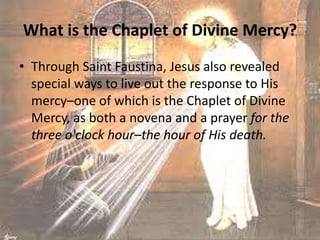 The divine mercy chaplet | PPTX