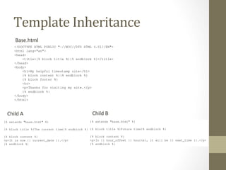The Django Book chapter 4 templates (supplement) | PPT