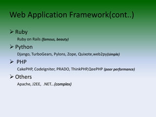 The Django Web Application Framework 2 | PPT