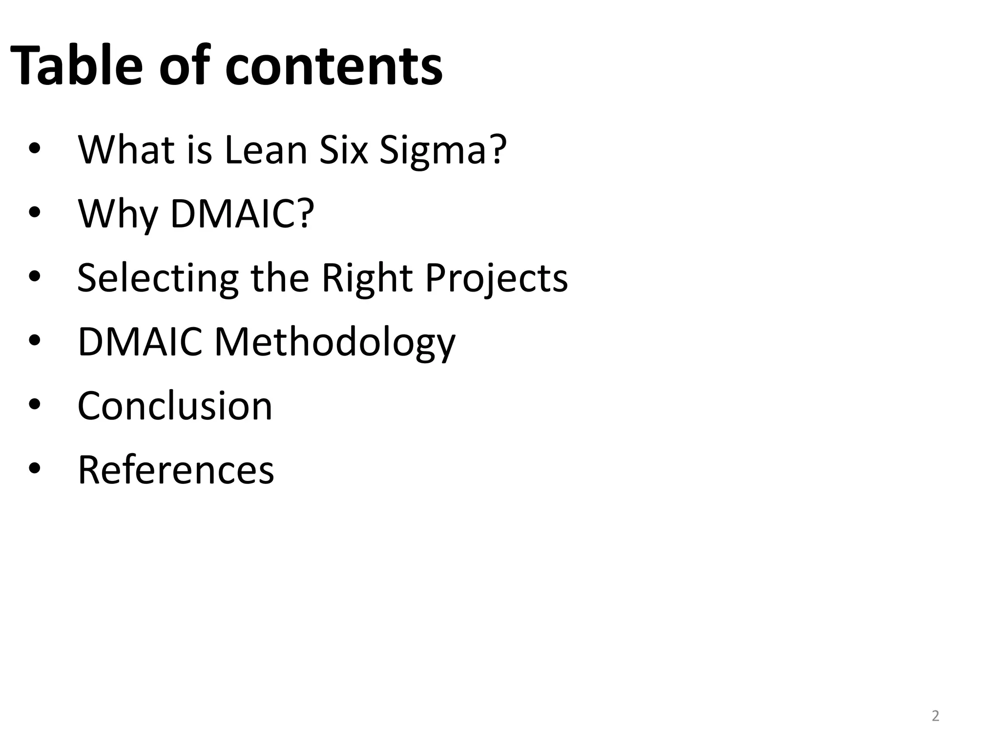 The DMAIC process | PPTX