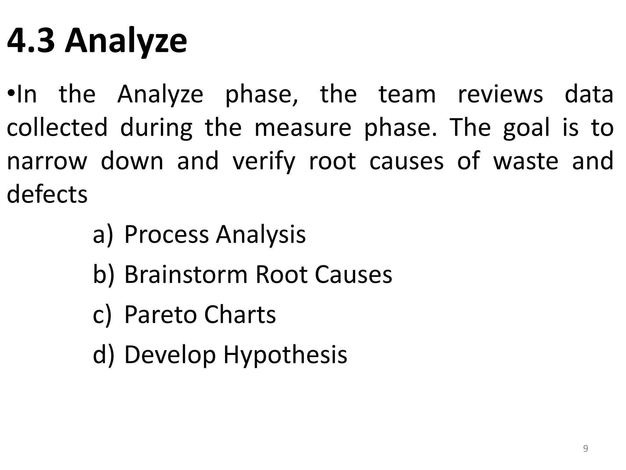 The DMAIC process | PPTX