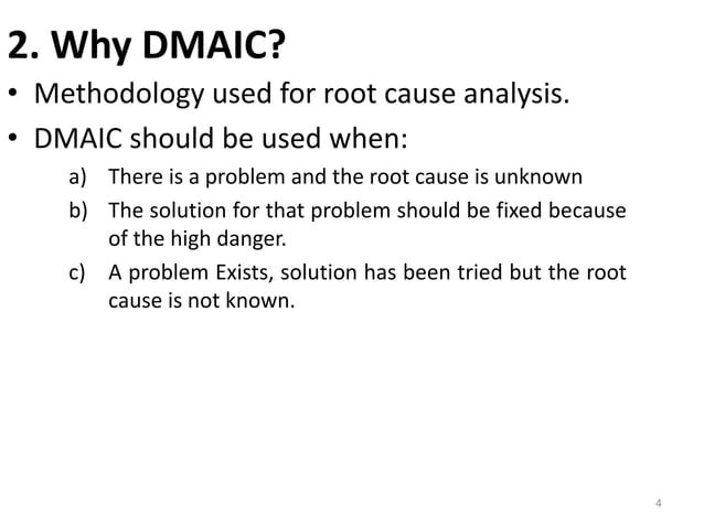 The DMAIC process | PPTX | Business and Finance