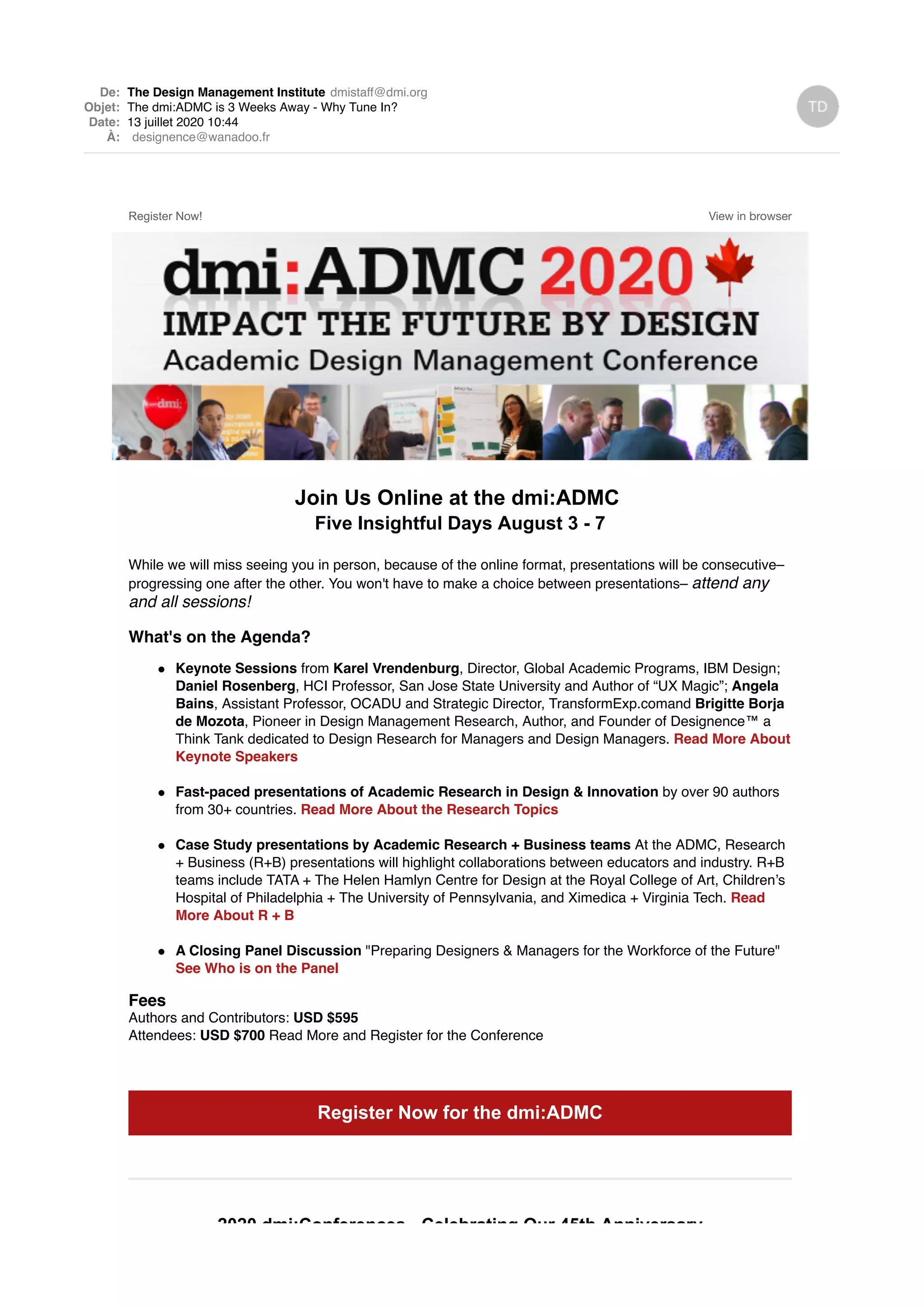 ACADEMIC DESIGN MANAGEMENT CONFERENCE ADMC 2020 | PDF