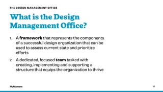 The Design Management Office (John Devanney at DesignOps Summit 2017) | PPT