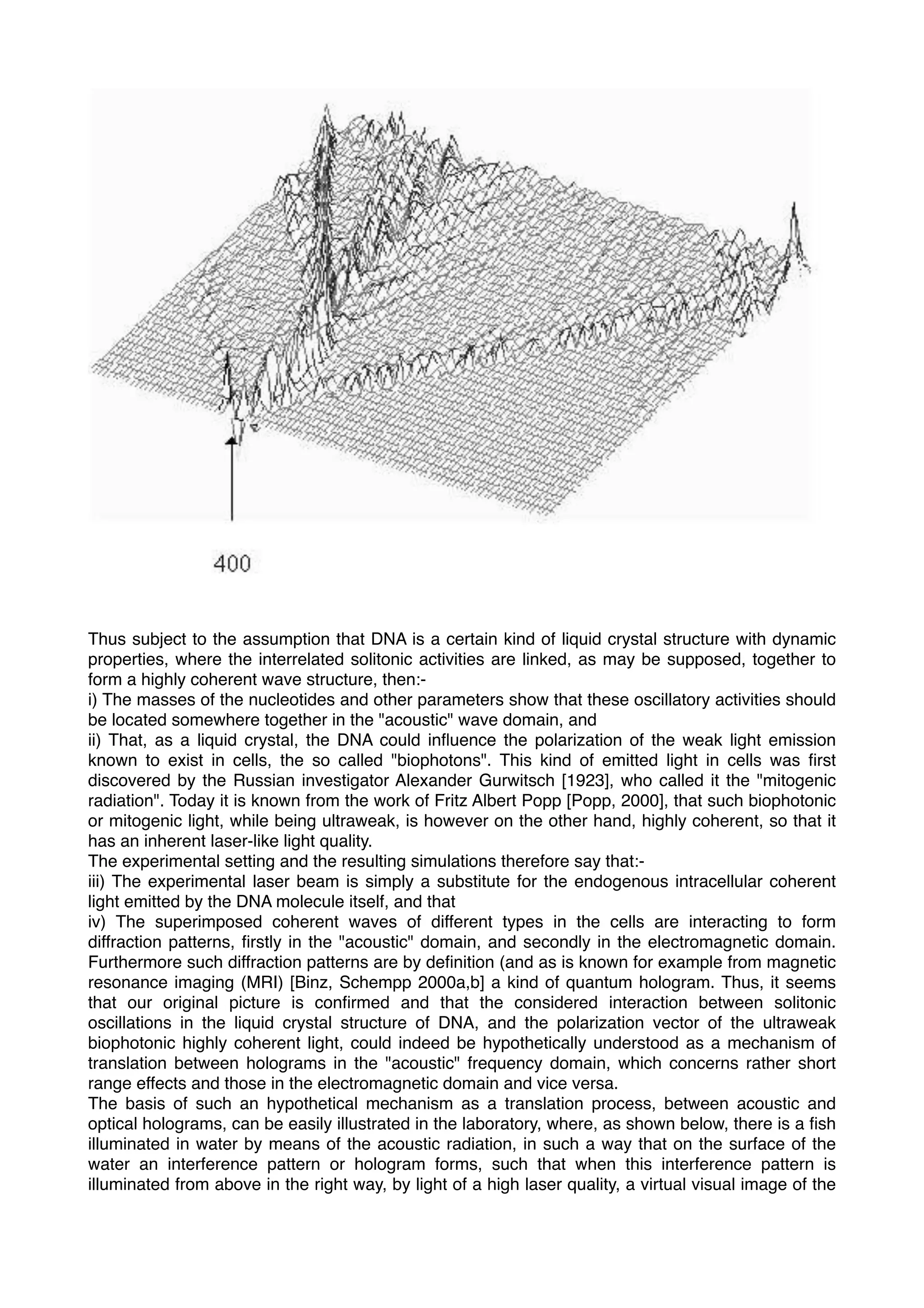 The Phantom-DNA wave P. Garjajev - V. Poponin | PDF
