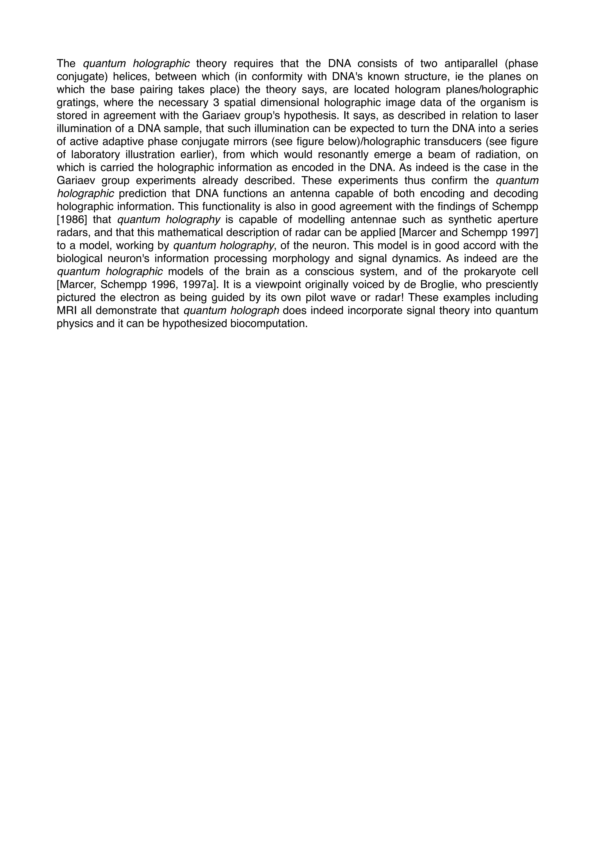 The Phantom-DNA wave P. Garjajev - V. Poponin | PDF