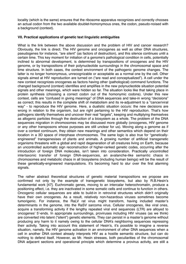 The Phantom-DNA wave P. Garjajev - V. Poponin | PDF