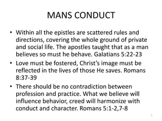 The doctrine of christian ethics | PPTX