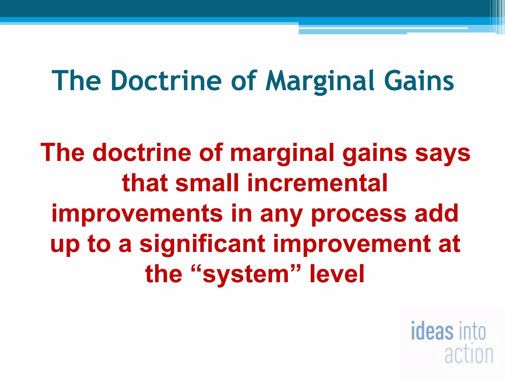 The doctrine of marginal gains | PPTX