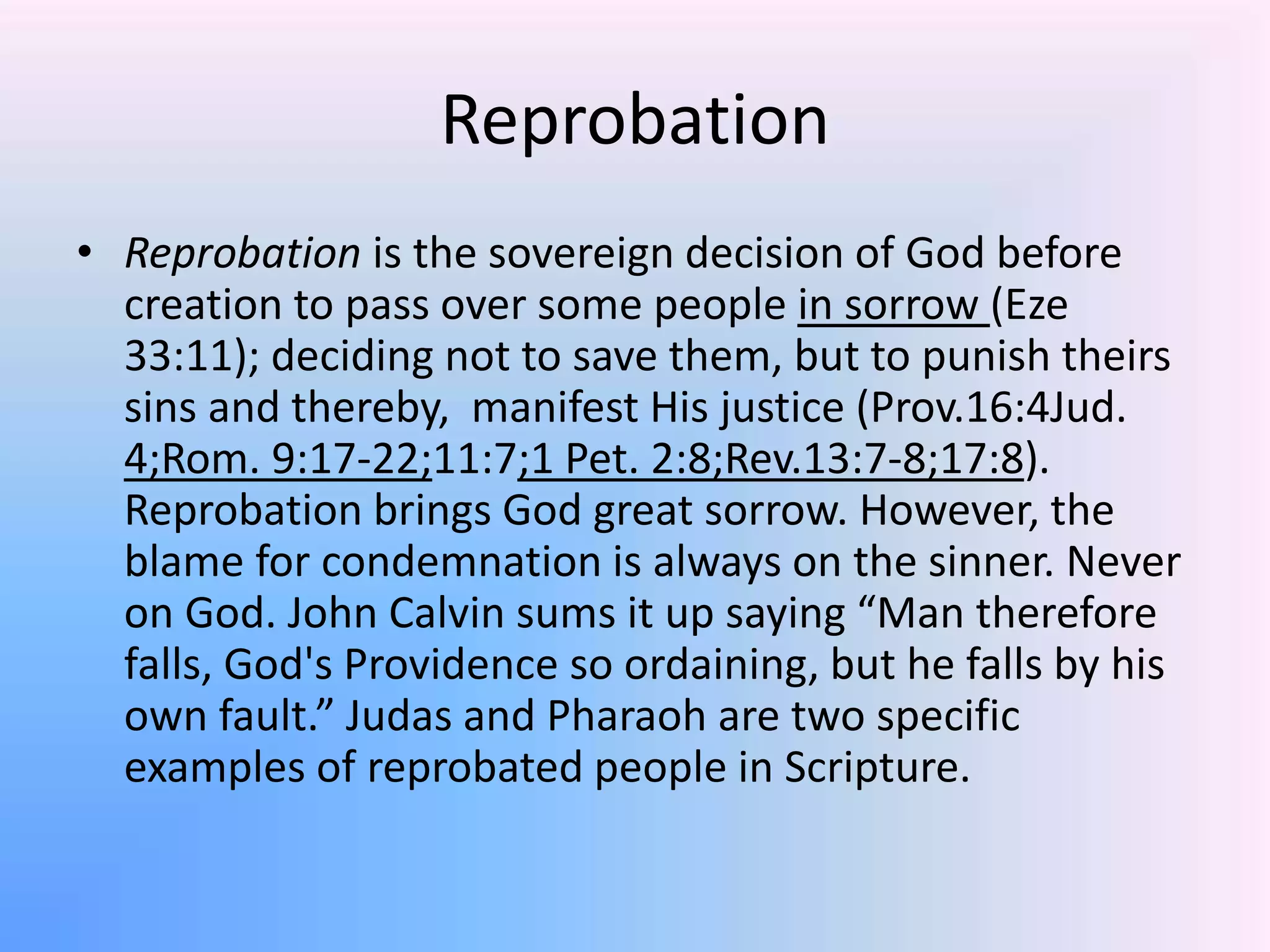 The Doctrine of Salvation | PPTX