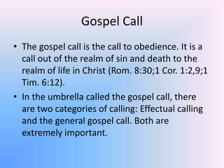The Doctrine of Salvation | PPTX