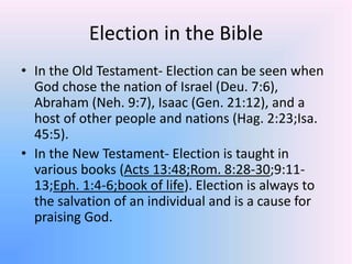 The Doctrine of Salvation | PPTX