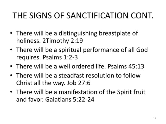 The doctrine of sanctification | PPTX | Christianity | Religion ...