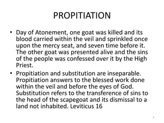 The doctrine of substitution | PPTX | Christianity | Religion ...