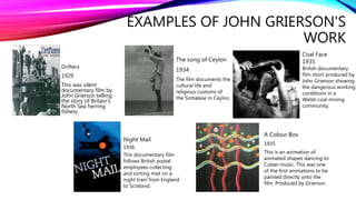 The documentary genre | PPTX