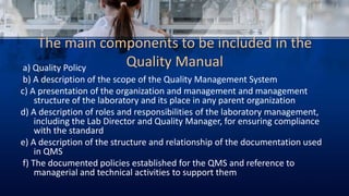 THE DOCUMENTATION AND QUALITY POLICY IN PREPARATION OF MINOR LABORATORY ...
