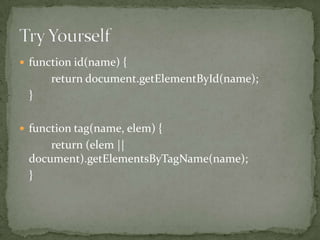 The Document Object Model | PPT