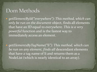 The Document Object Model | PPT